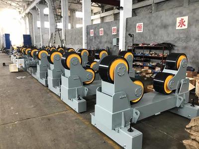 중국 대량 30T 각자 맞추는 압력 용기는 두 배 모터/PU 바퀴를 가진 도는 Rolls를 배관합니다 판매용