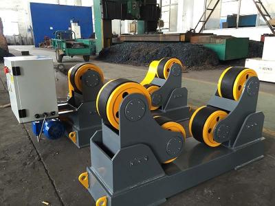 China Übereinstimmender Schweißens-Rotator des Selbsthgz-10 10 Tonnen-Kapazität mit Fuß-Pedal-Steuerung zu verkaufen