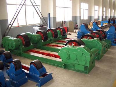 China Behälter der Kapazitäts-160T/200T, der Rolls 2*4 Schweißens-Rotator des Kilowatt-Doppelt-Motor200t dreht zu verkaufen