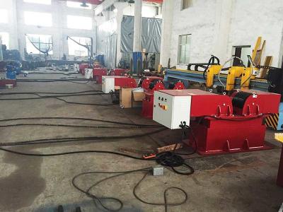 China Hydrulic 20T Lifting Pipe Welding Rollers With 150mm Lifting Stroke for sale