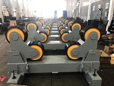 China rotador da soldadura da tubulação do alinhamento do auto 1.5kw com os rolos materiais do plutônio e as rodas moventes à venda