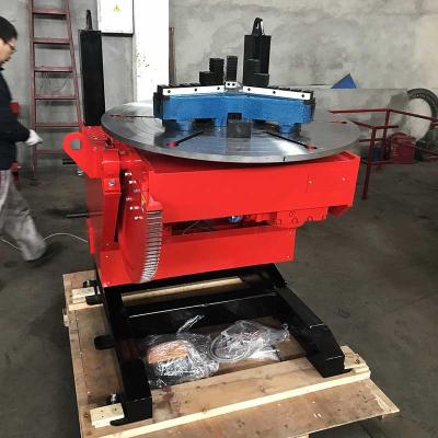 China Electric Lifting Welding Turn Table , Schneider Electric Controls System Rotating Welding Table for sale