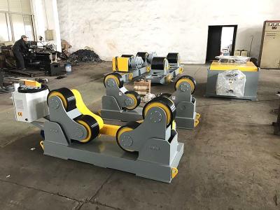 China Self Aligning Pipe Welding Rollers / Tank Welding Equipment PU Wheel 10T for sale