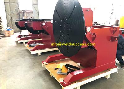 中国 手制御箱が付いている2Ton管の溶接のポジシァヨナー、自動溶接のポジシァヨナーの回転盤およびフィートのペダル 販売のため