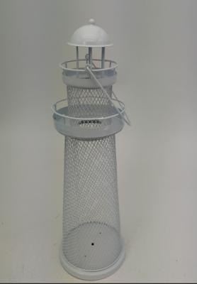 China Pigeon Proof Bird Feeder  Light House White 3 Layer With Simple Design for sale