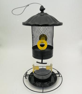 China Both nuts and seeds in one metal bird feeder  750g 4 feeding port for sale