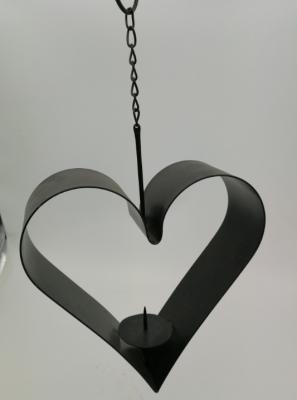 China Fruit feeder iron heart shape for apple orange hanging 1mm thickness for sale