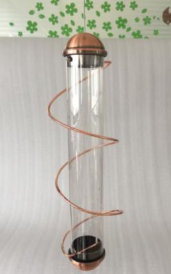 China Copper Special Wild Bird Feeders / Squirrel Proof Feeder PC Clear Tube for sale