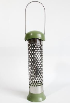 China Big Hole Wild Bird Feeders 9X9X31.5cm Size Transparent Seed Compartment for sale