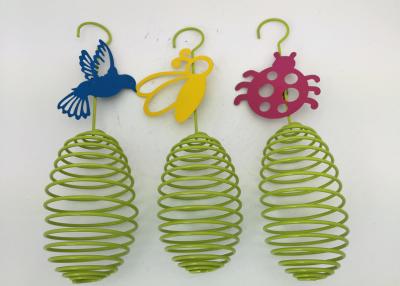 China Decoration Colorful Spring Fat Ball Bird Feeder 2.95 X 2.95 X 11.4 Inches for sale