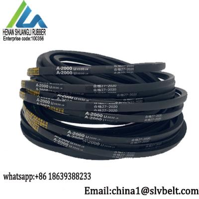 Cina Il tipo di gomma della trasmissione industriale una V allaccia la lunghezza superiore di altezza 8mm di larghezza 13MM in vendita