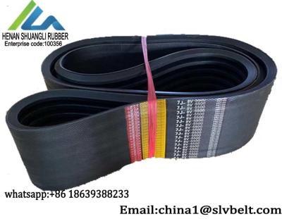 China Lunghezza della cinghia del macchinario agricolo legato materiale di gomma 8V 100