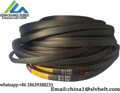 Cina Azionamento di gomma di larghezza 17mm di altezza 11mm della cinghia superiore di tipo B V cinghia nero in vendita