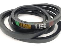 China Durable Wrapped Classical 29inch D V Belt With Size Chart for sale