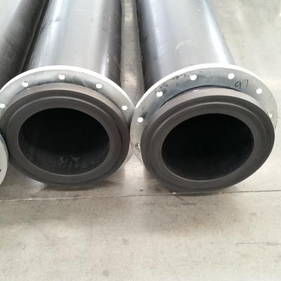 China Flanged with stub end UHMWPE pipeline for dredging for sale