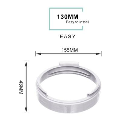 Cina Interfaccia rotonda del condizionatore d'aria che misura il bene durevole 155x43MM dell'ABS di 150MM in vendita