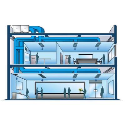 Cina Condizionatore di 20 Ton Packaged Rooftop Industrial Air per l'invertitore dell'ufficio rotatorio in vendita
