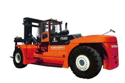 China Goodsense High Power And Torque Heavy Duty Diesel 45 Ton Forklift With Cummins Qsm11 Engine for sale