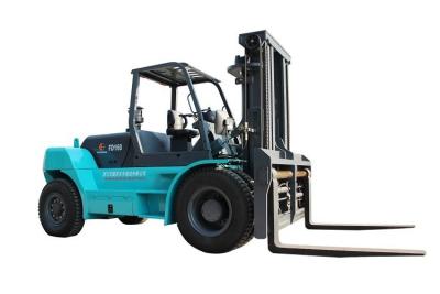 China 16 Ton Heavy Duty 4 Wheel Counterbalance Forklift For The Tough Compact All Terrain Forklift for sale