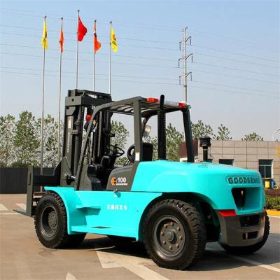 Goodsense Factory price montacarga carretilla forklift truck 8ton 10ton diesel forklift big loading capacity