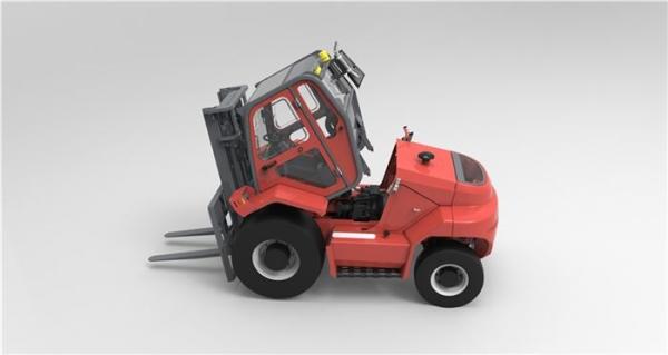 Quality Compact Size Rough Terrain Straight Mast Forklift 4×4 Wheel 3 Ton 4 Wheel Drive for sale