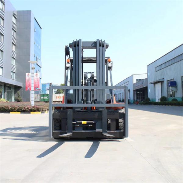 Quality 5 Ton 5000 Kg Dual Fuel  LPG Forklift Truck 1200mm Fork Length With Japanese Engine for sale