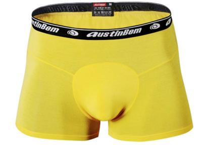 China Custom Mens Colored Underwear Briefs Round Pouch With Elastic Waist Shorts Pattern for sale