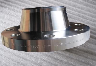 China Welding Neck Duplex Stainless Steel Flanges WN Flange EN 1.4547 254SMO for sale