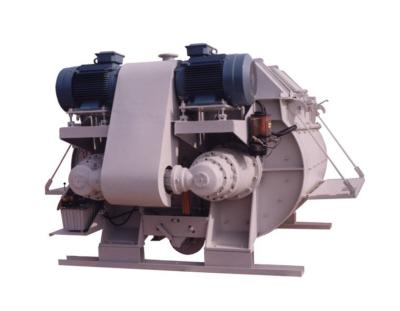 China Automatic Lubrication Twin Shaft Concrete Mixer With Thickened Wear Resistant Tank for sale
