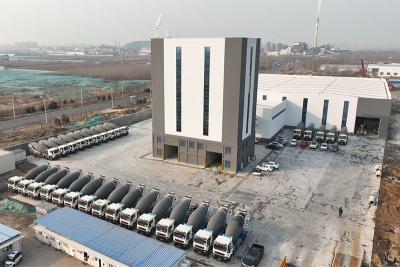 China Overhead Belt Concrete Mixing Plant 300m3/H For Cement Water Admixtures for sale