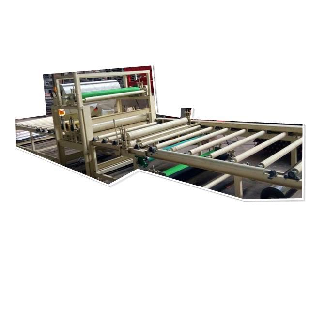 PVC Gypsum Ceiling Tile Production Line in operation