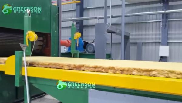 Quality 380V/50Hz Power Supply Rock Wool Production Line With Hot Air Circulation Drying for sale