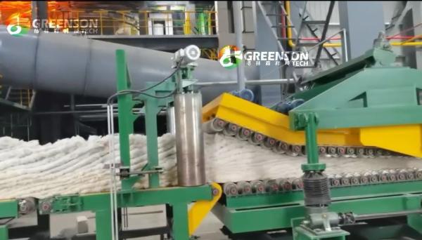 Quality 380V/50Hz Power Supply Rock Wool Production Line With Hot Air Circulation Drying for sale