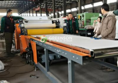 중국 PLC 제어 자동 석고 천장 타일 제조기 판매용