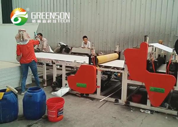 PVC Profile Drywall Laminating Machine with Single Side PVC Profile Drywall Laminating Machine