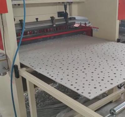 China Punch Hole Plate Machine Fiber Cement Board Gypsum Board MDF Board Hole Punching Machine for sale