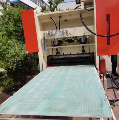 China Punch Hole Plate Machine Fiber Cement Board Gypsum Board MDF Board Hole Punching Machine for sale
