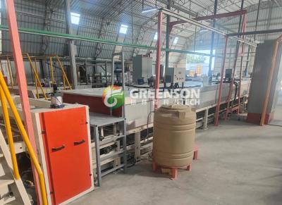 중국 완전 자동 깁스 천장 보드 제조 기계 깁스 천장 타일 기계 판매용