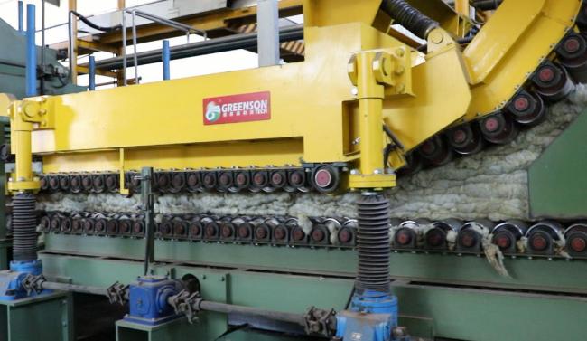 Rock Wool Production Line in operation