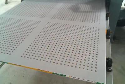 Китай Перфорация машины гипсовой потолочной плитки гипсовая плата с пунширующей машиной для буровой машины продается