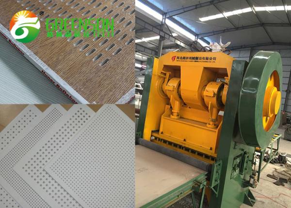 Quality Gypsum Board Perforated Sheet Making Machine For Ceiling And Wall Decoration for sale