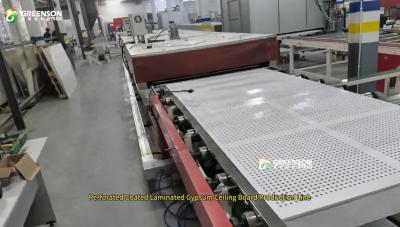 China Continuous Gypsum Panel Spray Painting Production Line for sale
