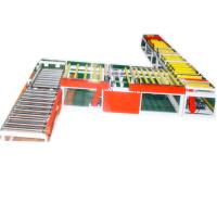 China Gypsum Ceiling Tiles Cutting Machine with Dusty Exhausting System for Lamination Machine for sale