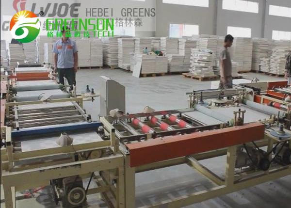 Quality Building Material Machinery Gypsum Ceiling Board Lamination Machine for sale