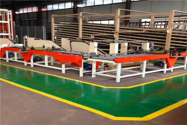 Quality PLC System Gypsum Board Ceiling Tiles PVC Flim Tape Edge Machine 380V for sale