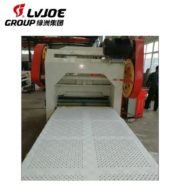 Quality Gypsum Sheet Metal Hole Punch Machine / Ceiling Tile Perforation Machine for sale