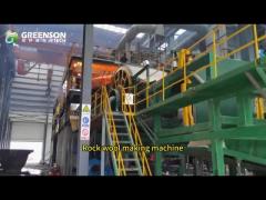 Automatisch snijden zag steen wol steen wol board maken machine productielijn