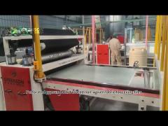Aluminiumfolie und PVC-Film-falsche Decken-Gipskarton-Laminierungs-Maschine
