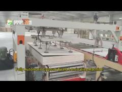 Pvc-Film, Fiberglasmat, Aluminiumfolie het Lamineren Machine voor het Blad van de GipsGipsplaat