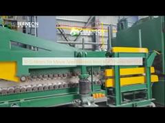 10-15 meter per minuut snelheid Productielijn voor mineraalwolplaten